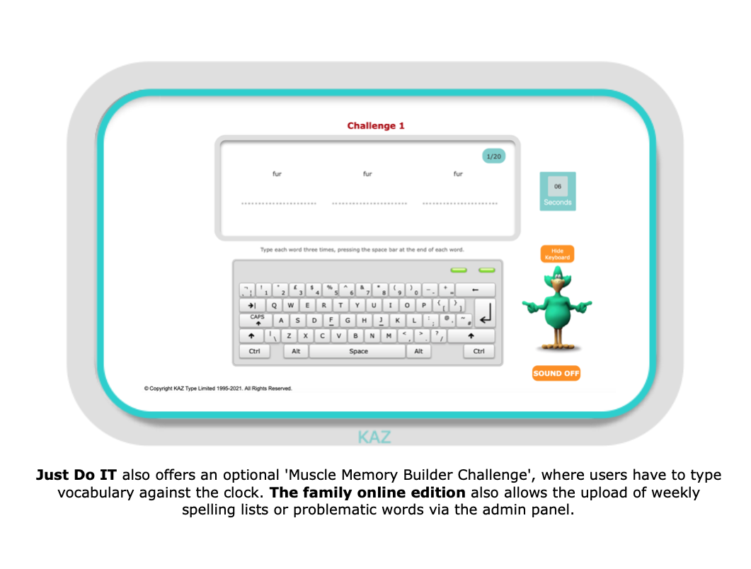 KAZ HOME EDITION :: KAZ Typing Tutor