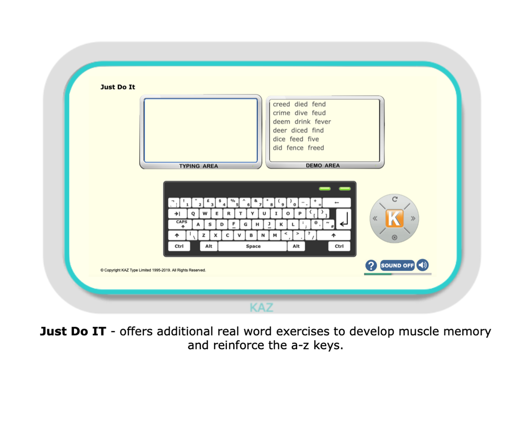 Kaz :: Learn typing skills for Business